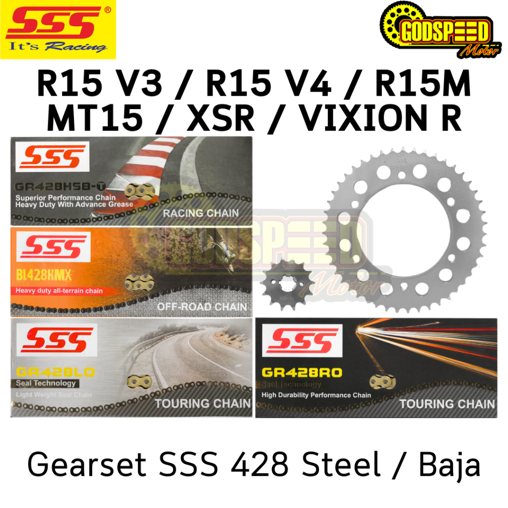 Jual GEARSET/GIRSET/GIR SET SSS R15 V3 / R15 V4 / R15M / MT15 / XSR ...