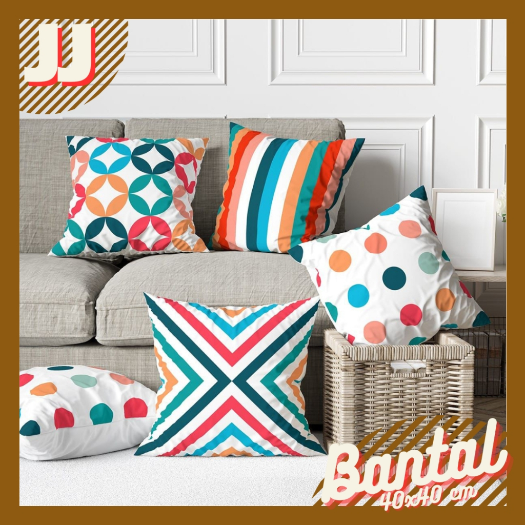 Jual BANTAL SOFA PRINT MOTIF URBAN DECO SERIES 40X40 CM | Shopee Indonesia