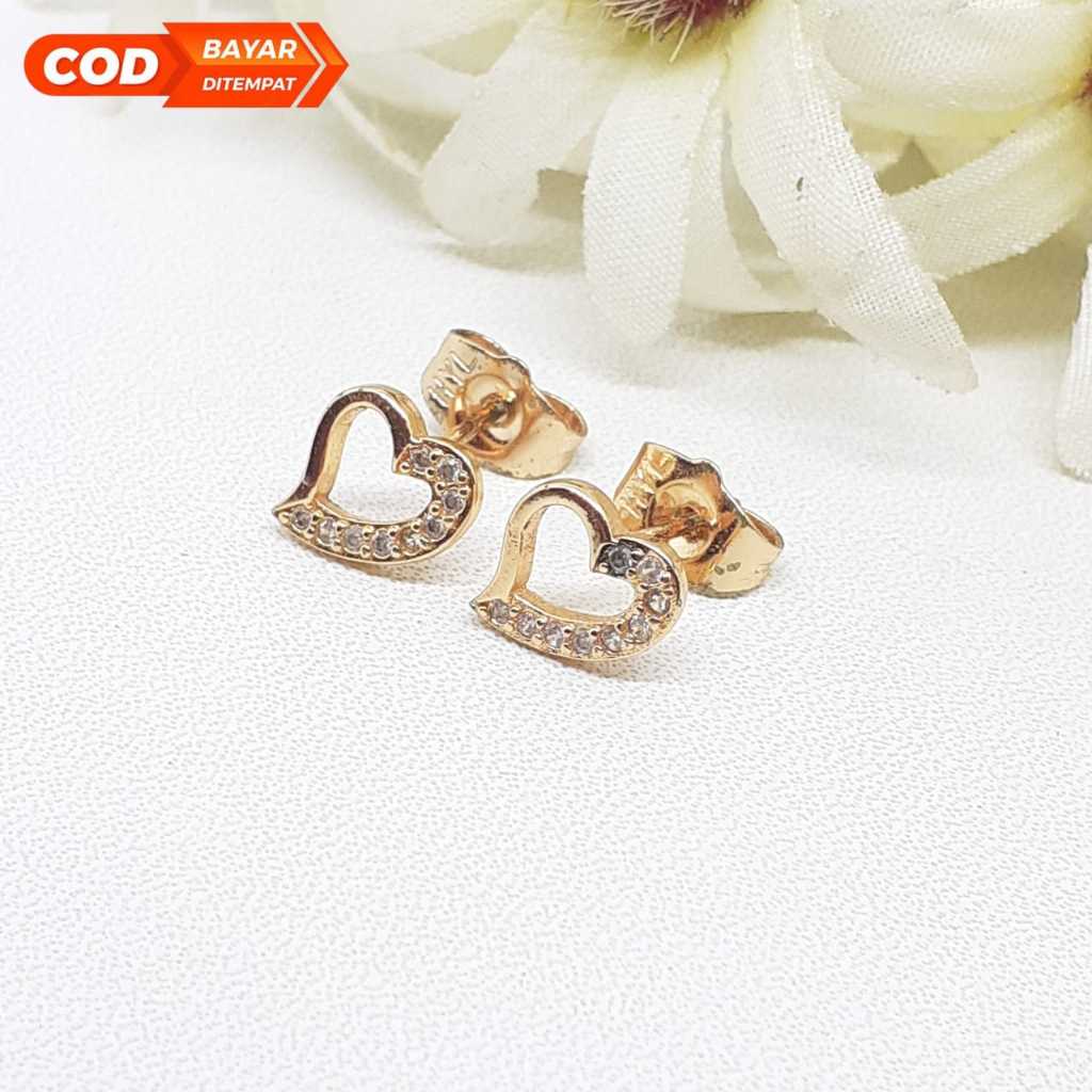 Jual mytitanium-anting xuping lapis emas model kekinian wanita dewasa kwalitas terbaik HUD8E ...