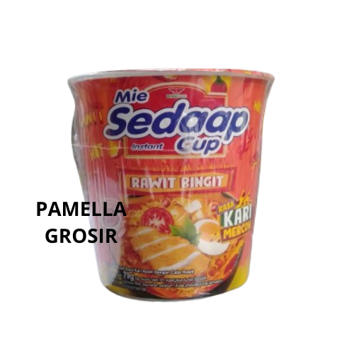 Jual MIE SEDAAP CUP RAWIT BINGIT RASA KARI MERCON 79 GR | Shopee Indonesia