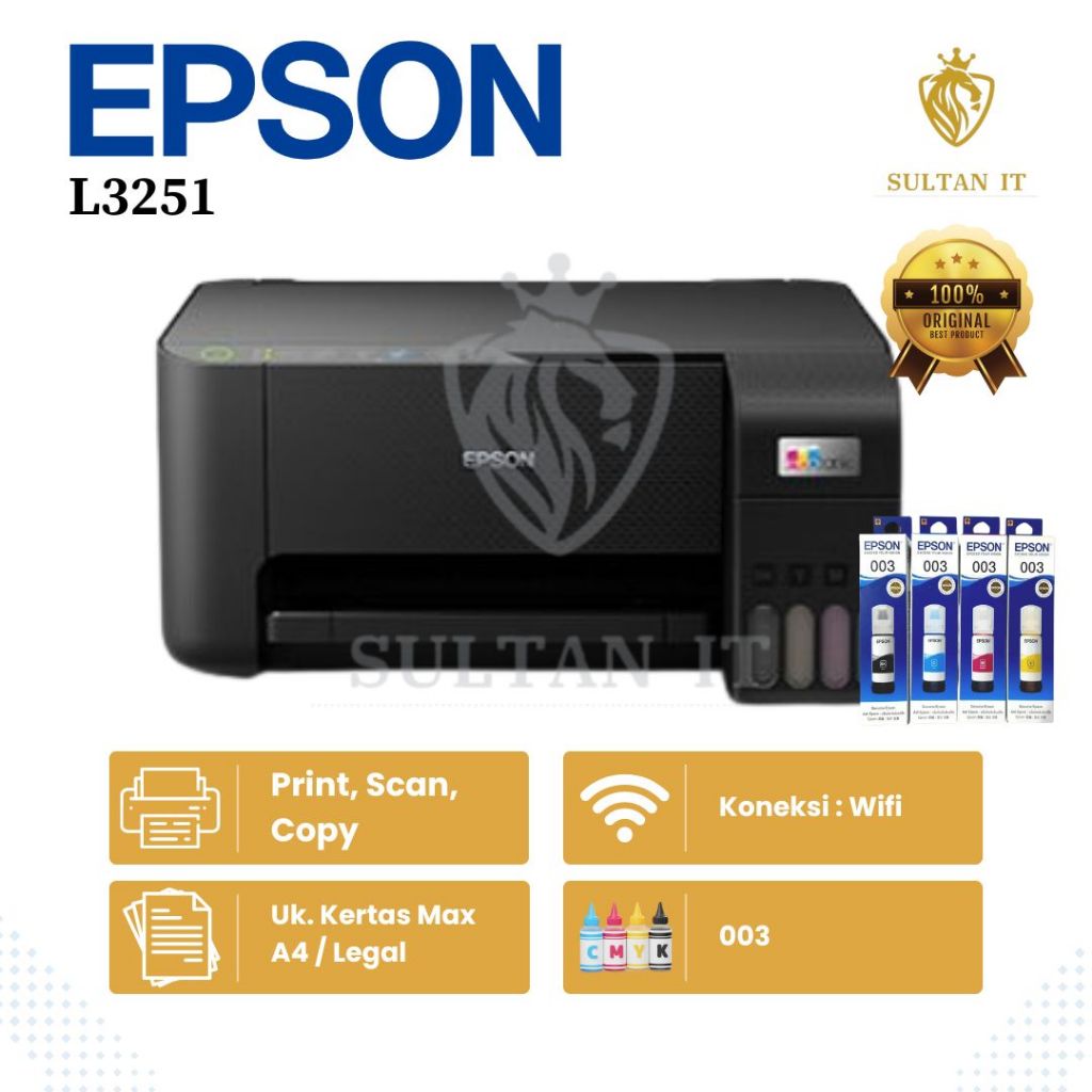 Jual Printer Epson L3251 Print Scan Copy All In One Wifi Original Dan ...