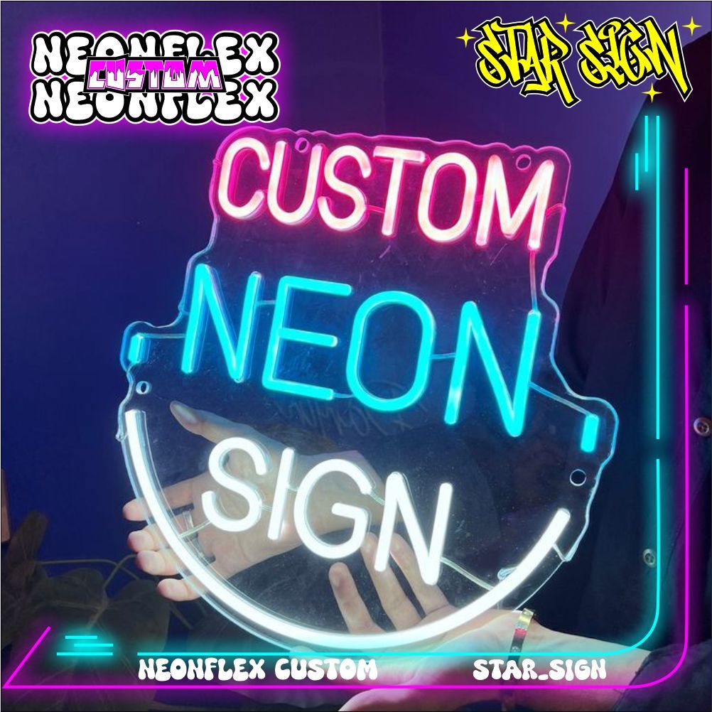 Jual STAR SIGN Lampu Huruf LED Neon Sign Custom Dekorasi Ulang Tahun ...