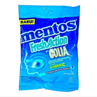 Jual Permen Golia mentos fresh action lemon 1 PACK Rasa | Shopee Indonesia