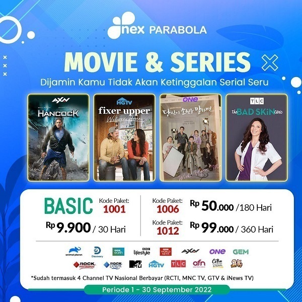 Jual NEX PARABOLA BASIC 30 HARI | Shopee Indonesia