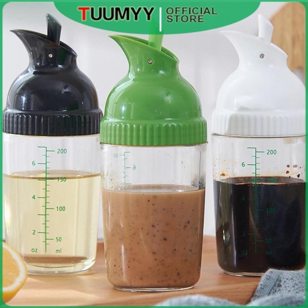 Jual (NUZ) [COD] BOTOL SAUS SALAD 200ML / BOTOL SAOS PENGOCOK SALAD ...