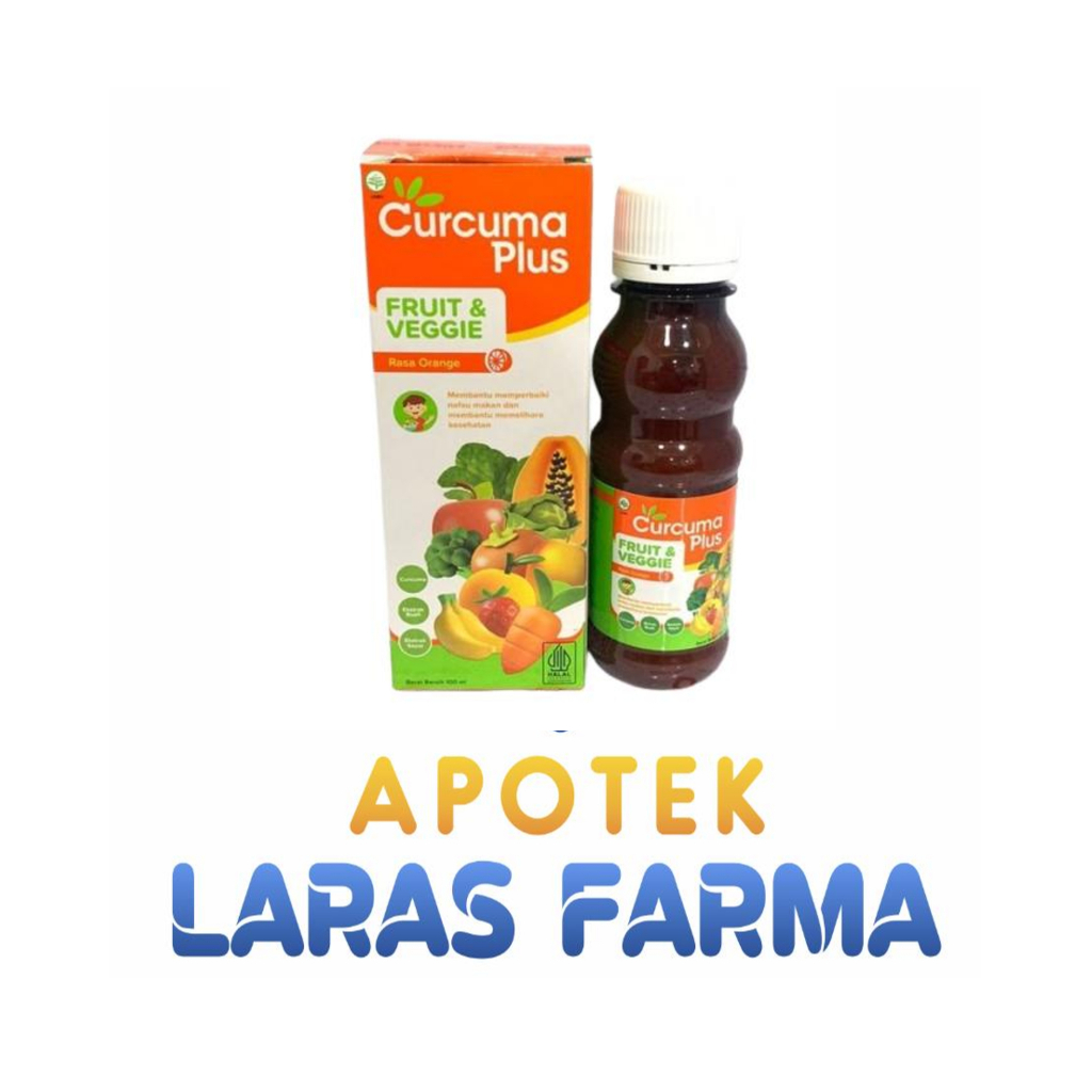 Jual Curcuma Plus Fruit & Vegie Multivitamin Ekstrak Buah dan Sayur ...