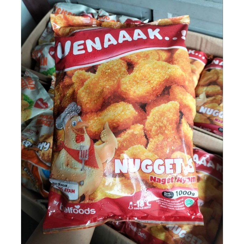 Jual NAGET AYAM BELFOODS 1 KG | Shopee Indonesia