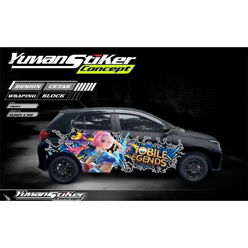 Jual STICKER MOBIL DECAL CUSTOM ML | Shopee Indonesia
