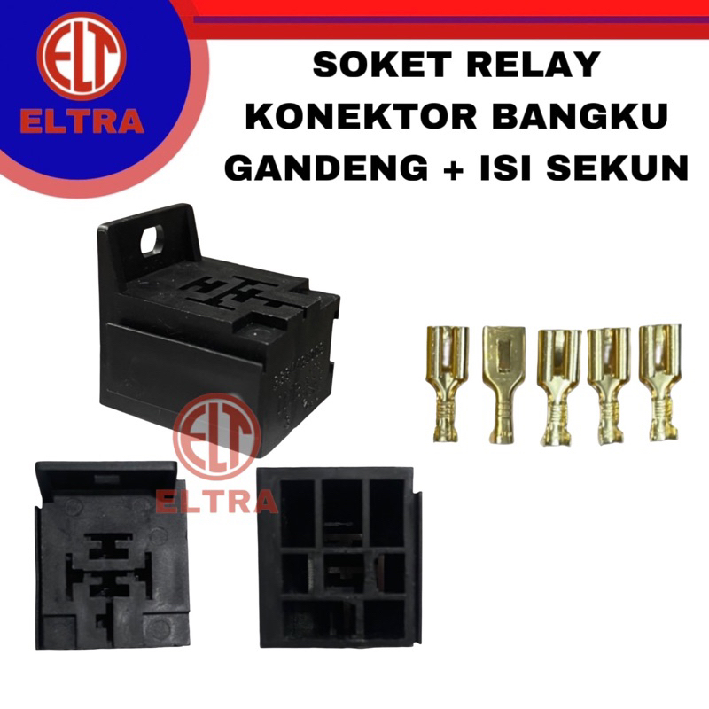 Jual Soket socket relay gandeng bangku + ISI SKUN 35555 5 BIJI rumah ...