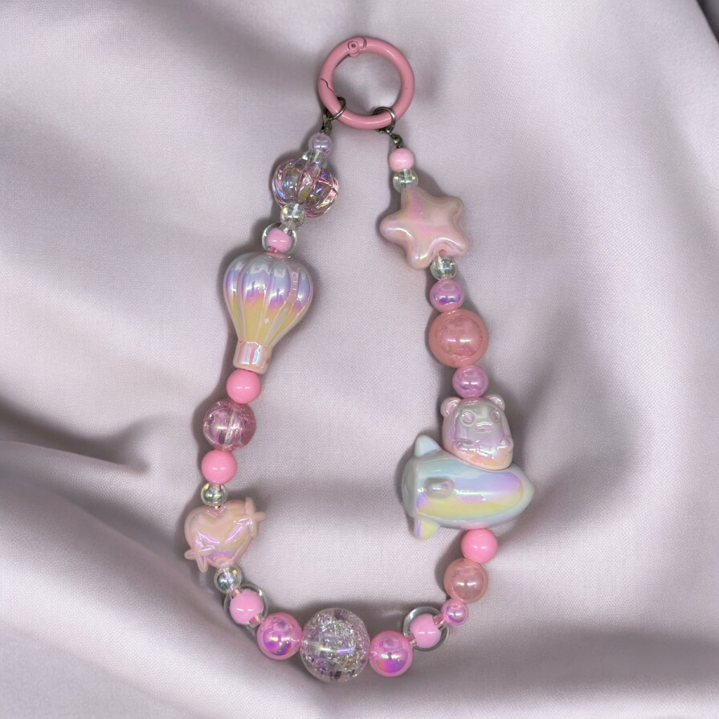 Jual Jeth Rocket GID Pink Cute Phone strap - Strap Hp luxury ...