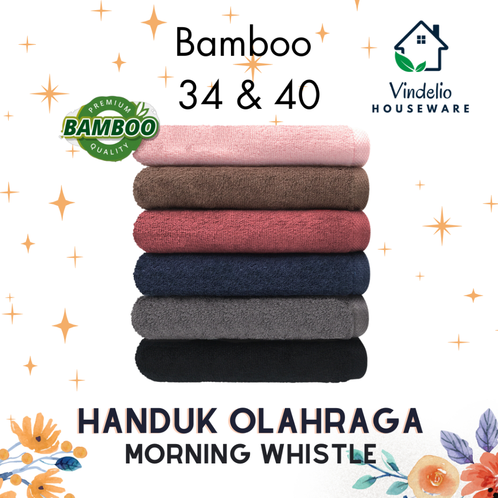 Jual Handuk Olahraga Morning Whistle by Terry Palmer Bamboo 34 & Bamboo 40 | Shopee Indonesia