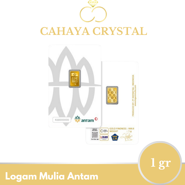 Jual Logam Mulia Emas Antam 1 gram Press Certieye LM 24k 9999% | Shopee ...