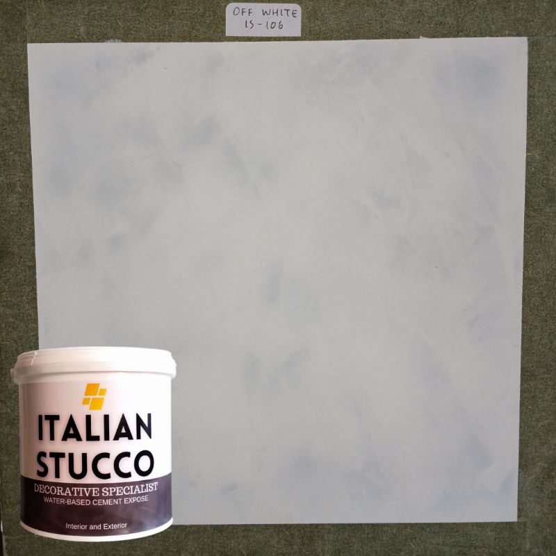 Jual Italian stucco paint - cat motif semen ekspos - off white - 5kg ...