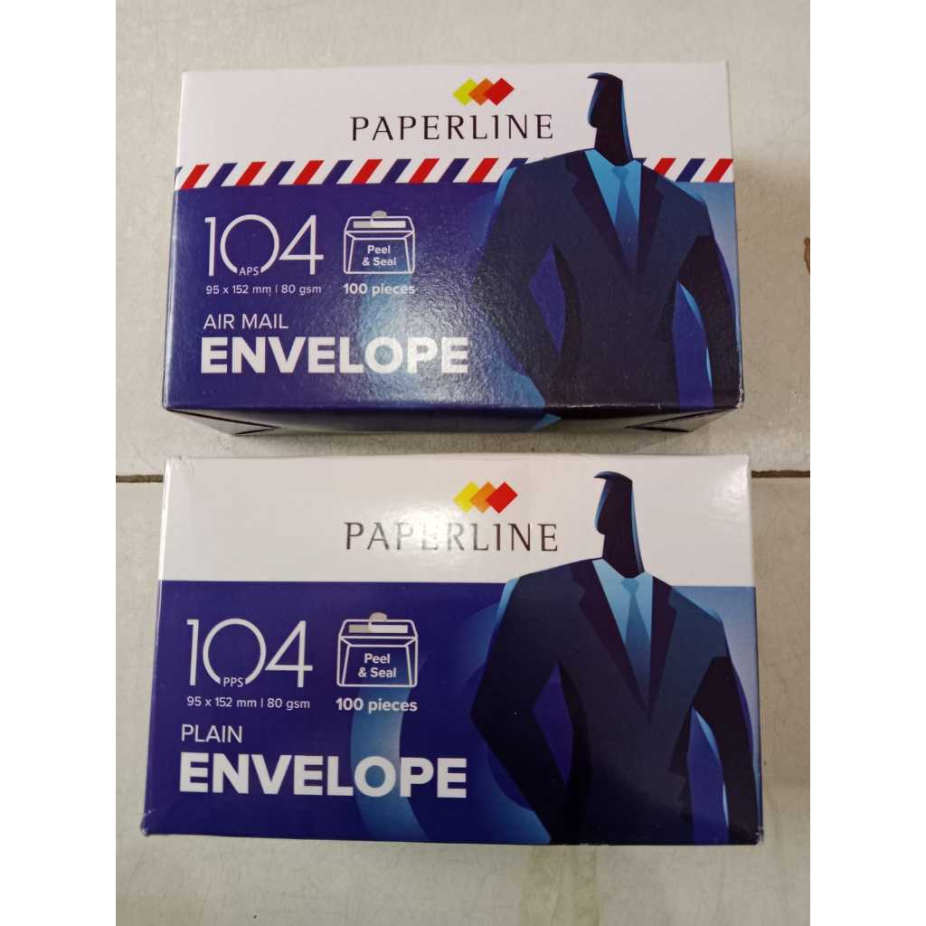 Jual Amplop Paperline 104 Polos / Amplop Paperline 104 Garis 1pack ...