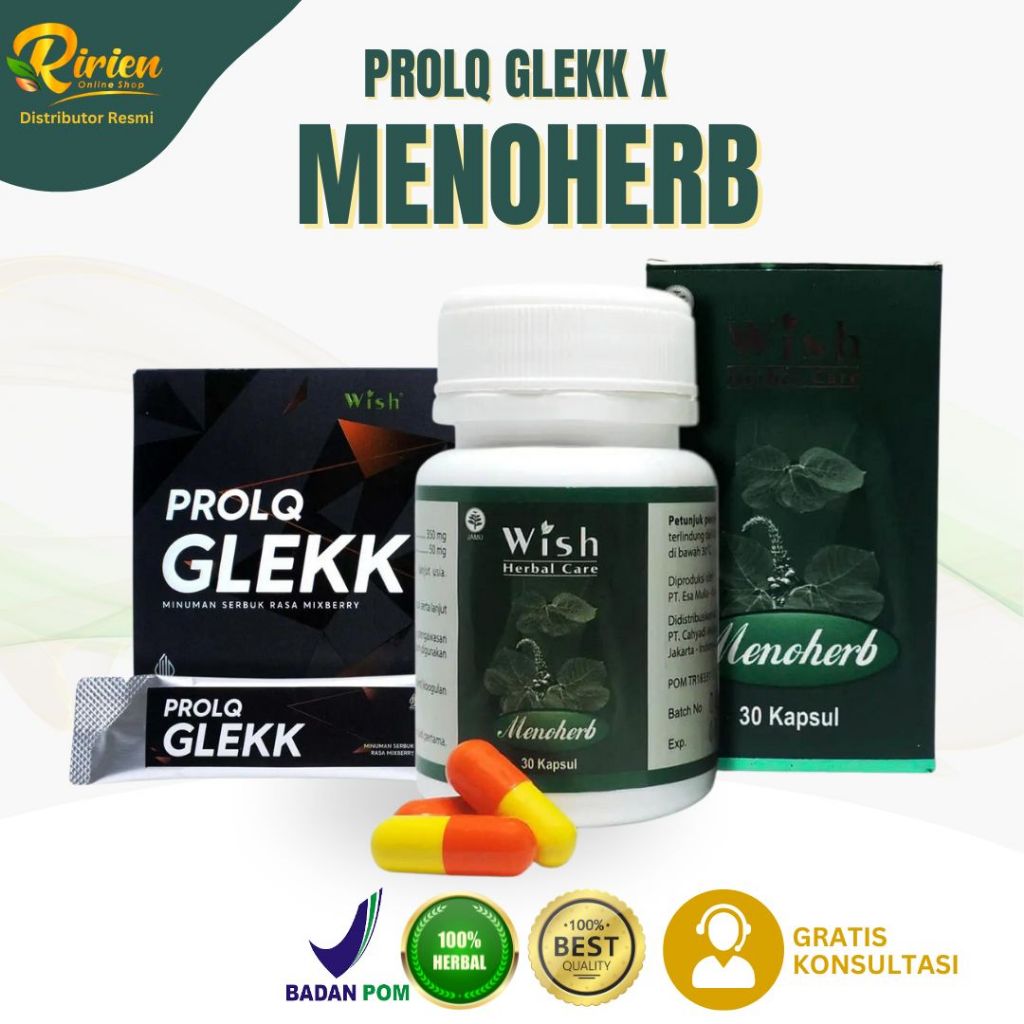 Jual Paket Harmonis WISH Prolq Glekk + Menoherb Dr Boyke Minuman Serbuk ...