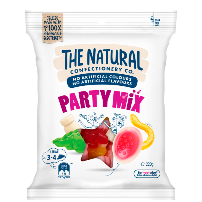 Jual The Natural Confectionery Co. Party Mix Lollies 220g | Shopee ...