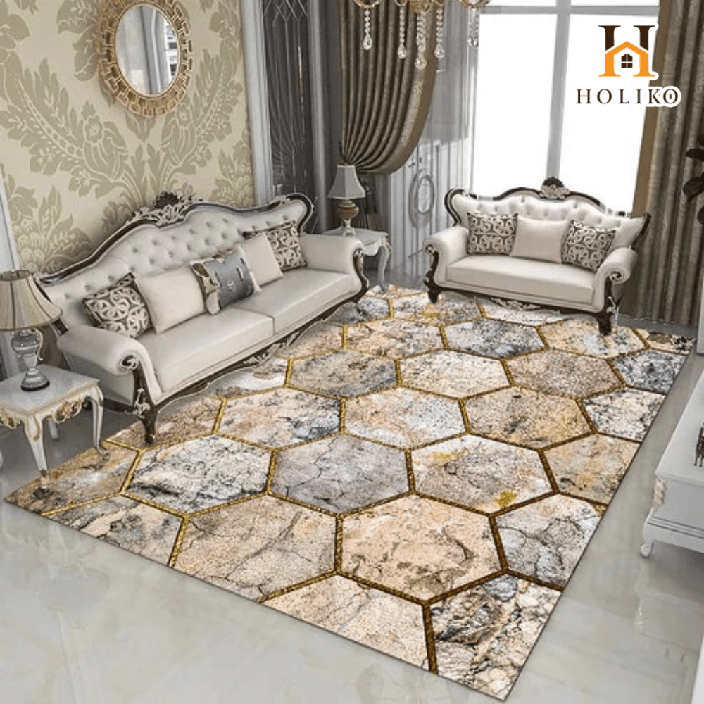 Jual ABCD - Karpet Lantai Permadani 150x200 Motif LX Puzzle Polyester ...