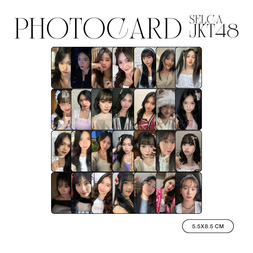 Jual PHOTOCARD JKT48 SELCA (ISI 5 PCS + LAMINASI 2 SISI) TANDA TANGAN TTD KPOP CARDS IDOL KOREA ...