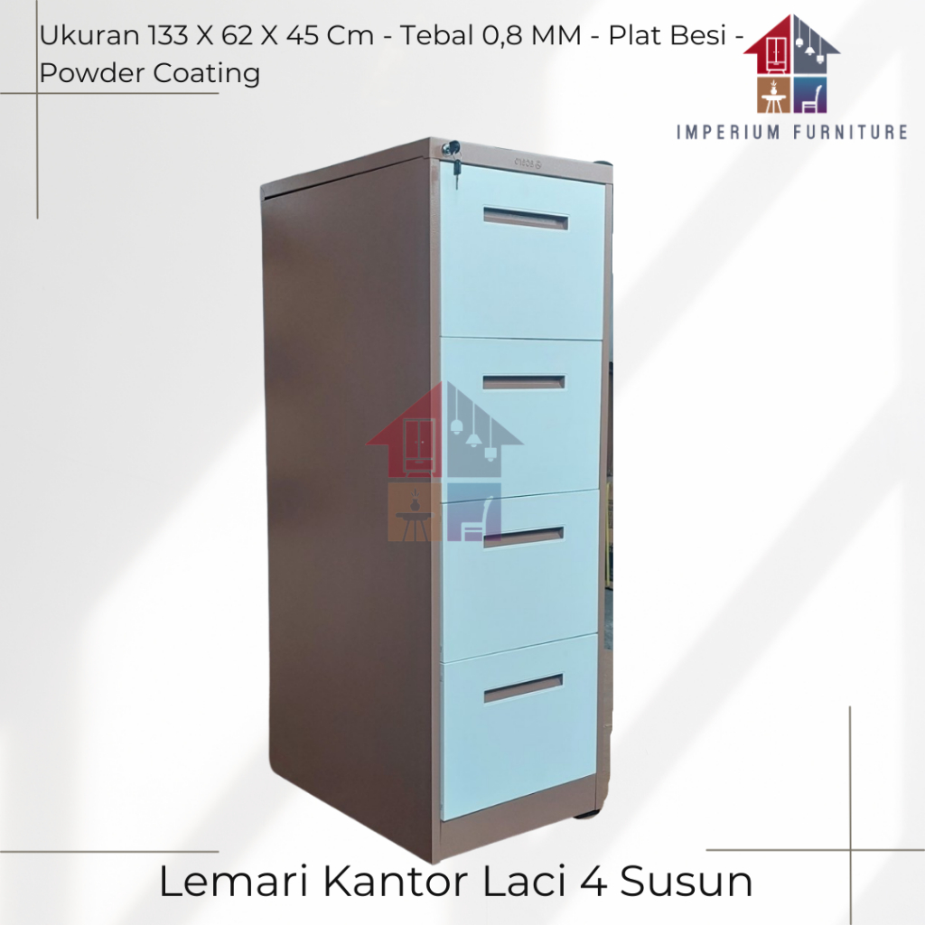 Jual Lemari Arsip 4 Laci / Lemari Besi 4 Laci / Lemari 4 Laci / Filling ...