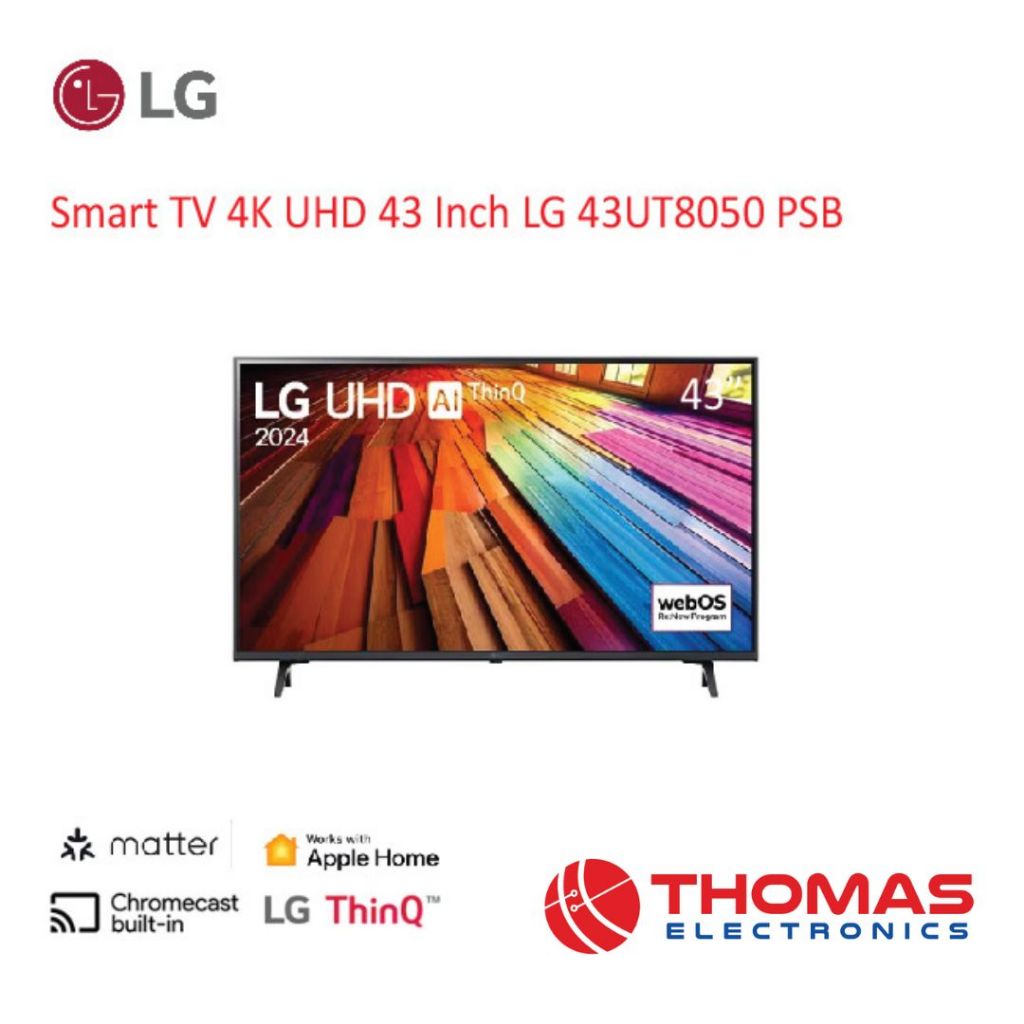 Jual Smart Led TV 4K UHD AI 43 Inch LG 43UT8050 43 UT 8050 PSB Garnsi ...