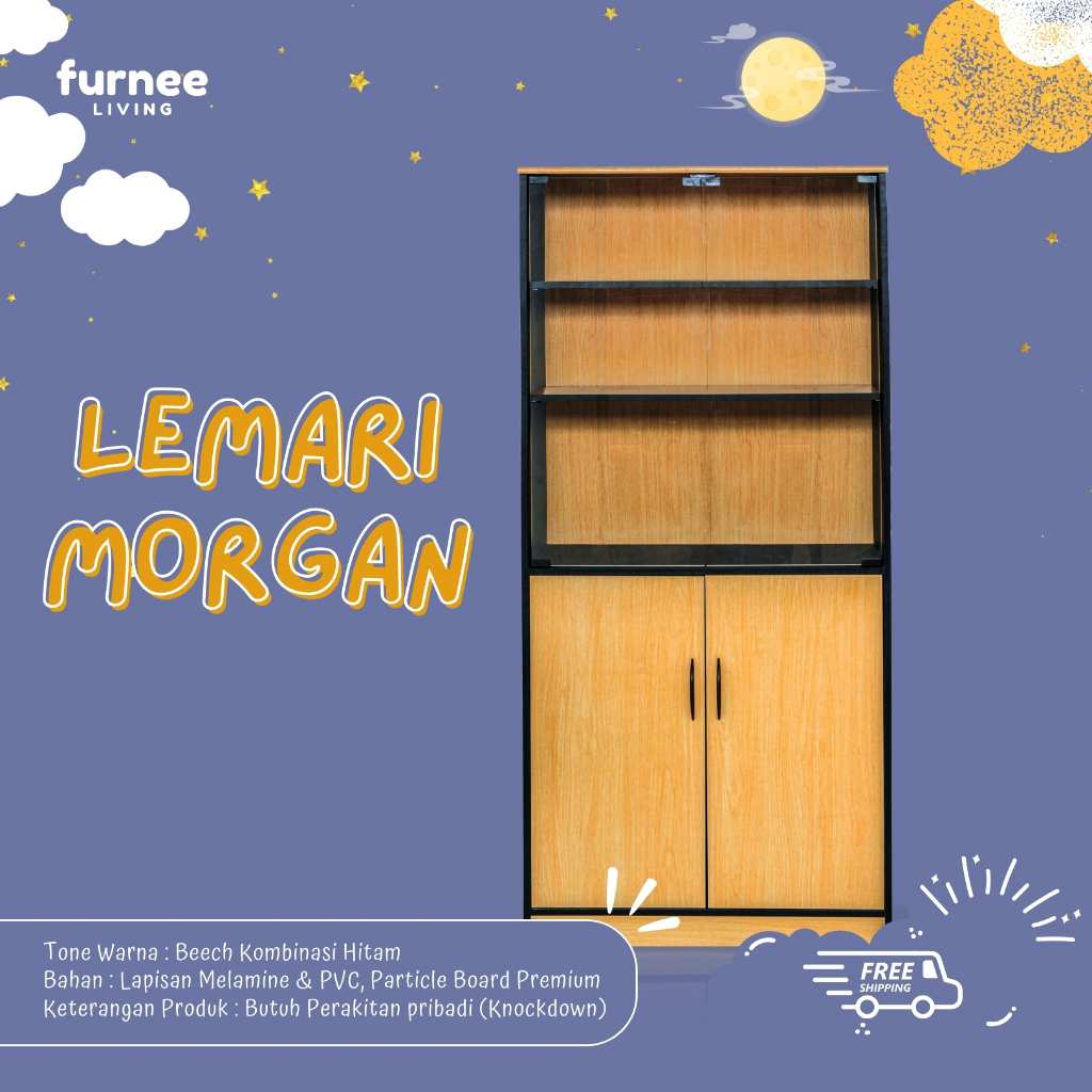 Jual Furnee Lemari Arsip Kantor Tinggi Morgan I Lemari arsip Kantor I ...