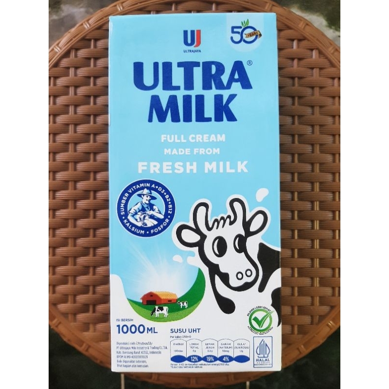 Jual Ultra FRESH MILK 1 LITER - INSTAN & SAMEDAY | Shopee Indonesia