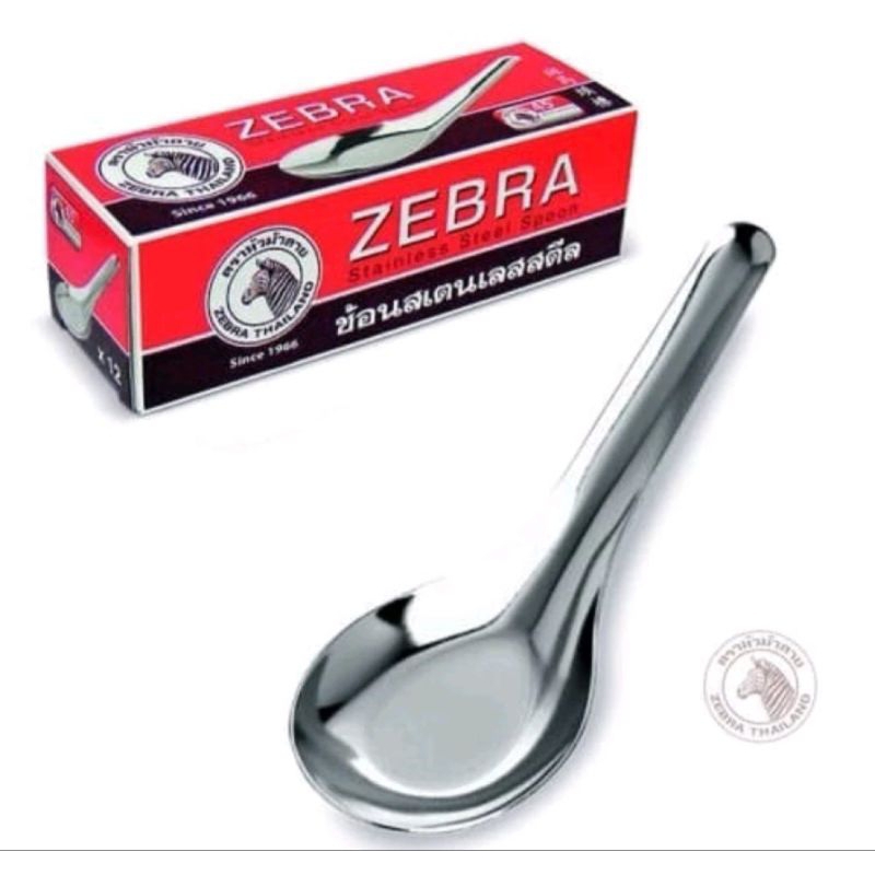 Jual Sendok bebek Stainless Steel merek Zebra (bisa dipakai untuk detox ...