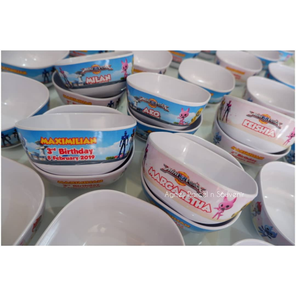 Jual mangkok melamin custom full color | Shopee Indonesia