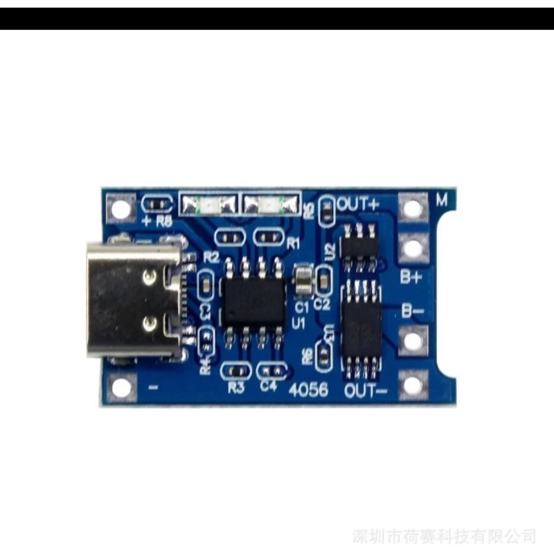 Jual modul charger cas lithium input 5v type c micro usb TP4056 ...