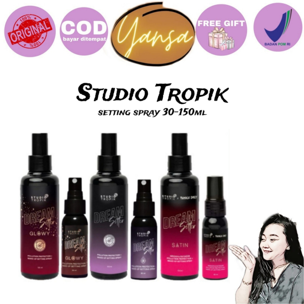Jual STUDIO TROPIK Setting Spray 30 - 130 mL | Shopee Indonesia