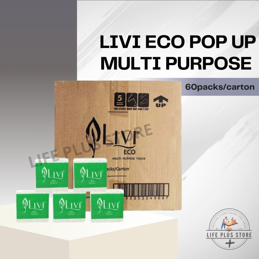Jual LIVI Eco Pop Up Multipurpose 150s - Tissue Meja | Shopee Indonesia