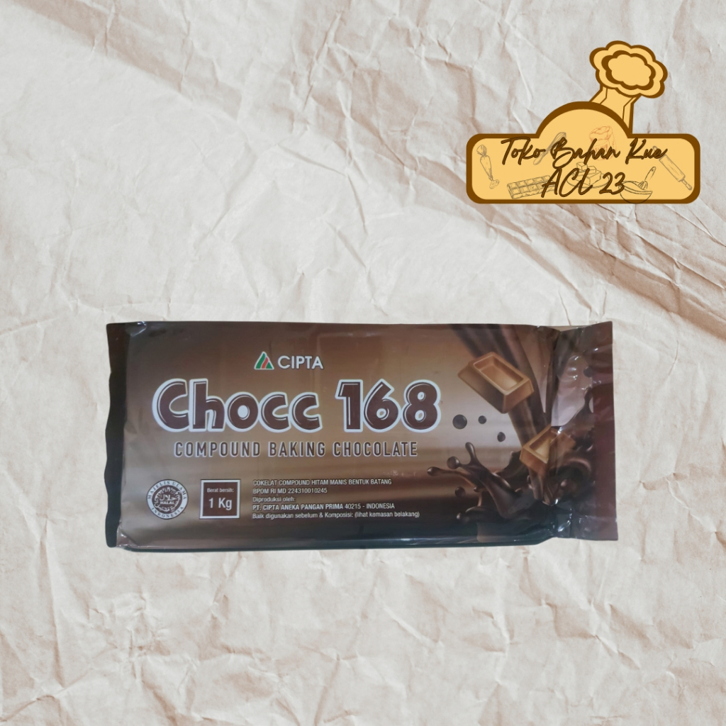 Jual Coklat Batang Chocc168/Compound Baking Chocolate Chocc168/Chocc168 ...