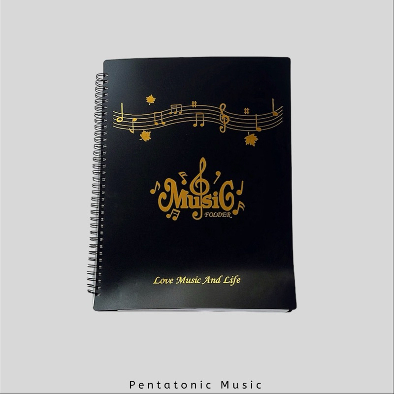 Jual Love Music and Life File Folder Clear Holder Musik Partitur ...