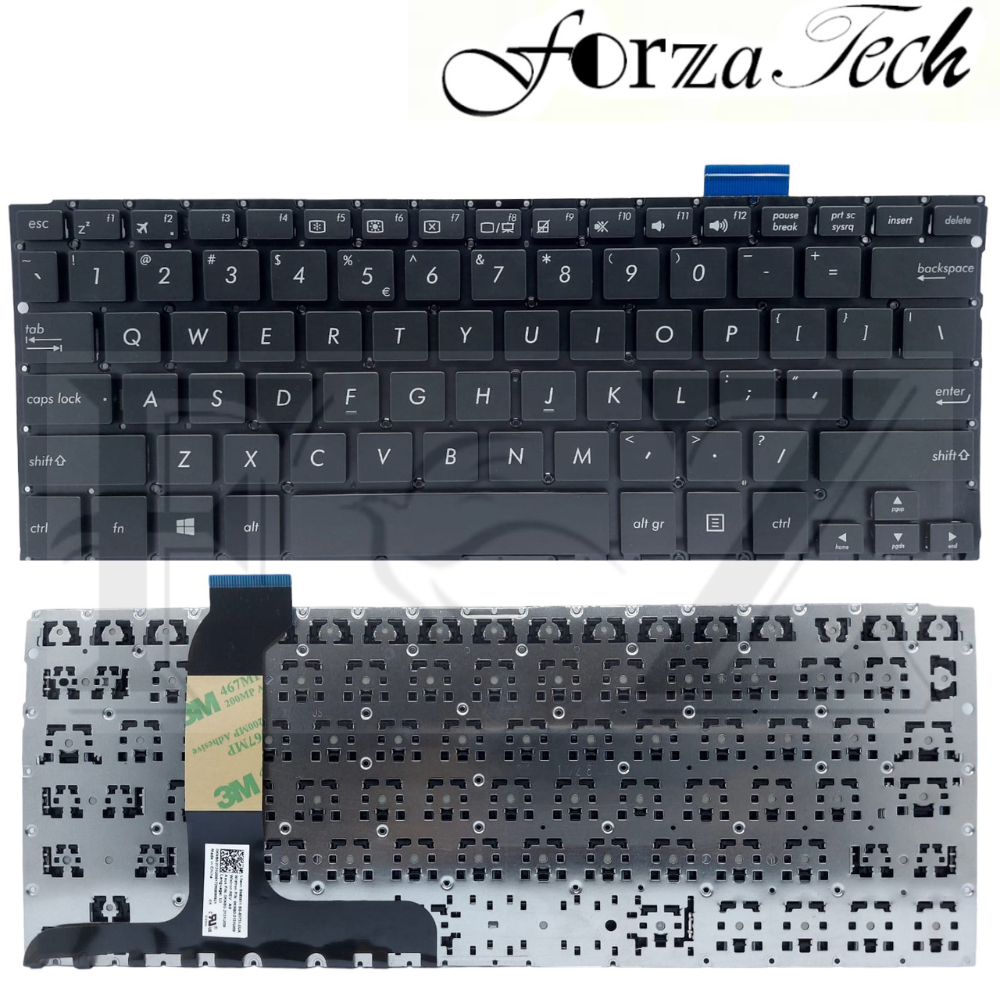 Jual Keyboard Laptop Asus ZenBook UX360 UX360CA UX360C UX360UA UX360U Black BERGARANSI NEW ...