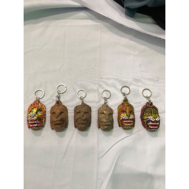 Jual Baromin - Gantungan kunci Barongan dari serbuk kayu jati | Shopee ...