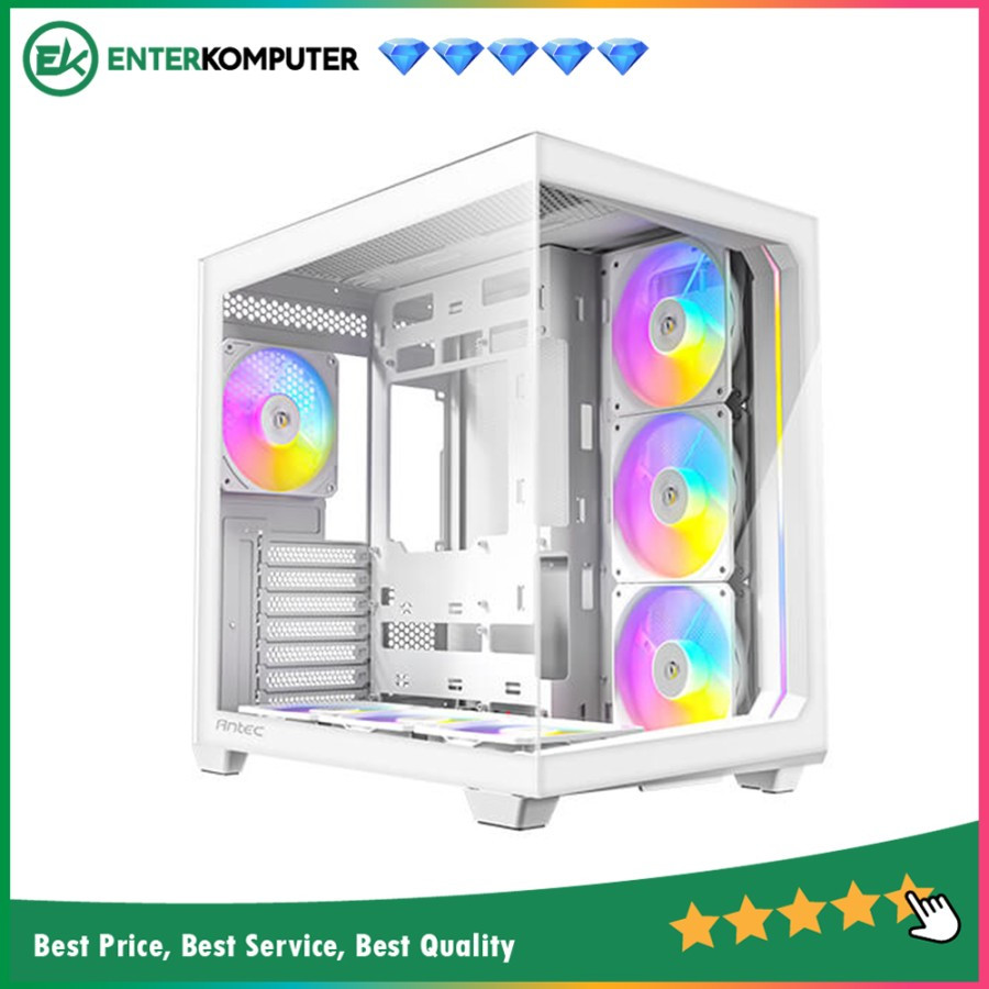 Jual Antec CONSTELLATION C5 WHITE ARGB - Mid-Tower Gaming Case - 4mm ...