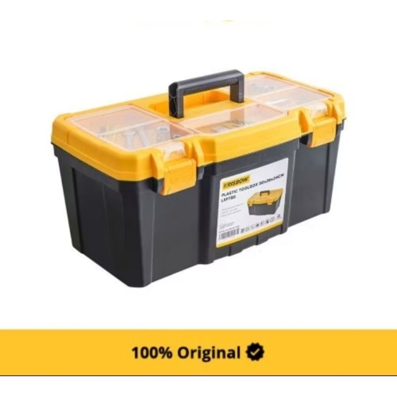 Jual Krisbow Kotak Plastik Toolbox 50 X 26 X 24 cm | Shopee Indonesia