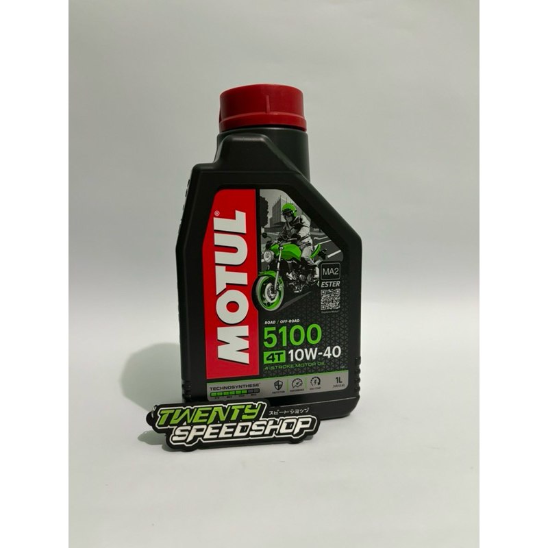 Jual OLI MESIN MOTUL 5100 4T 10W-40 1 LITER | Shopee Indonesia