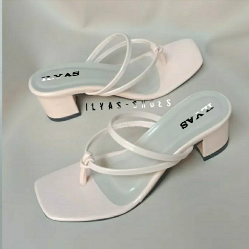 Jual SANDAL HEELS HAK TAHU JEPIT SIMPEL DAN ELEGAN | Shopee Indonesia