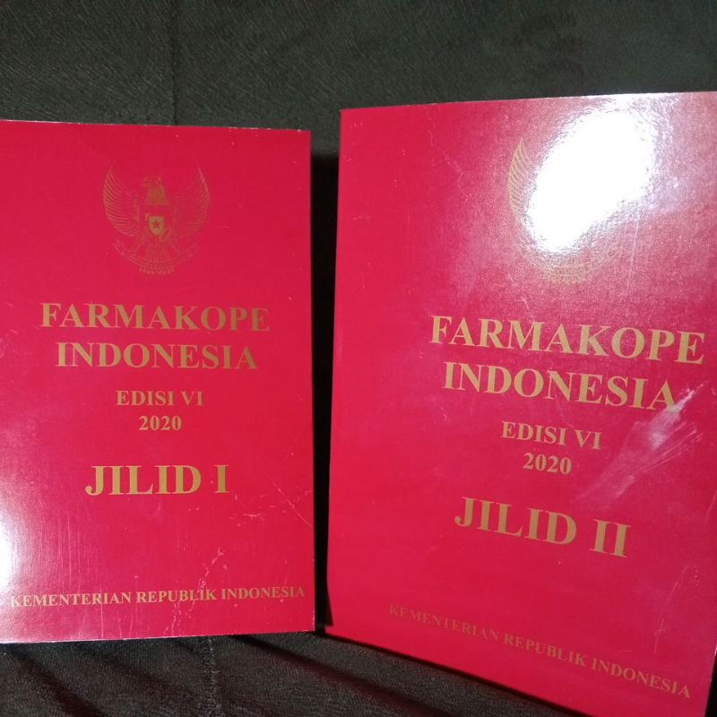 Jual Buku Paket Farmakope Indonesia Edisi Vl 2020 Jilid 1 & Jilid II ...