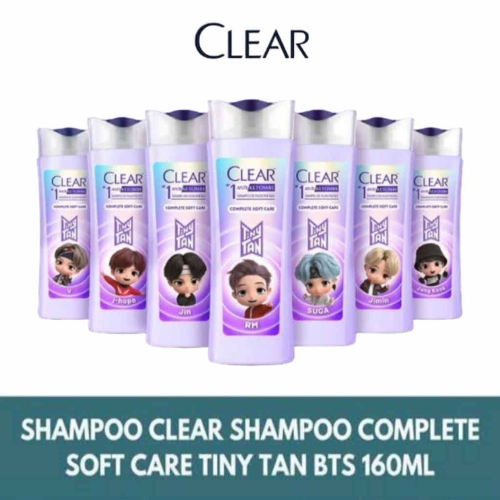 Jual CLEAR Shampoo Anti Ketombe Complete Soft Care Tiny Tan Special Edition [160mL] | Shopee ...