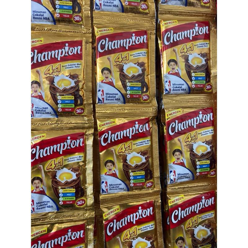 Jual Energen Champion 1 Renteng (5 sachet) | Shopee Indonesia