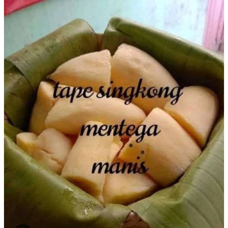 Jual tape singkong mentega 1 kg + TUTUP BESEK manis bikin ketagihan ...