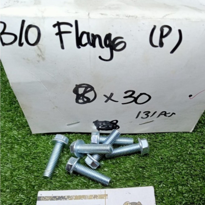 Jual BAUT FLANGE 8X30 / FLANGE BOLT | Shopee Indonesia