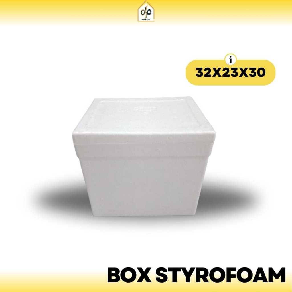 Jual BOX STYROFOAM (20 Kg) 32x23x30 /BOX IKAN/BOX DAGING/BOX FROZEN ...