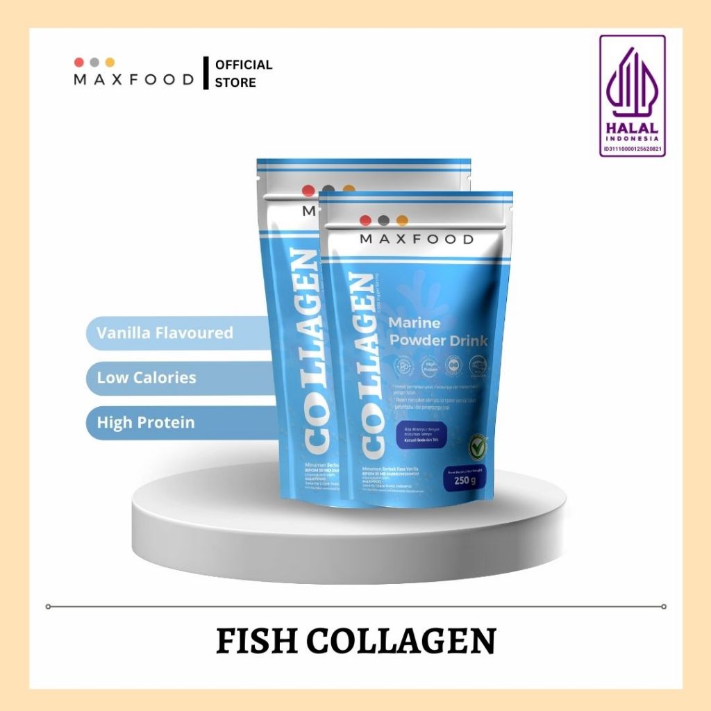 Jual MAXFOOD - Hydrolized Fish Collagen / Bubuk Minuman Kolagen Ikan ...