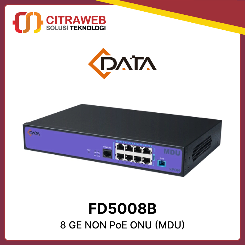 Jual C-DATA XPON ONU MDU FD5008B 8GE GPON EPON ONT cdata fd5008b modem ...