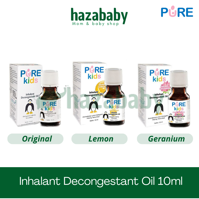 Jual Purekids Pure Kids Inhalant Decongestant Oil Obat Hidung Tersumbat ...