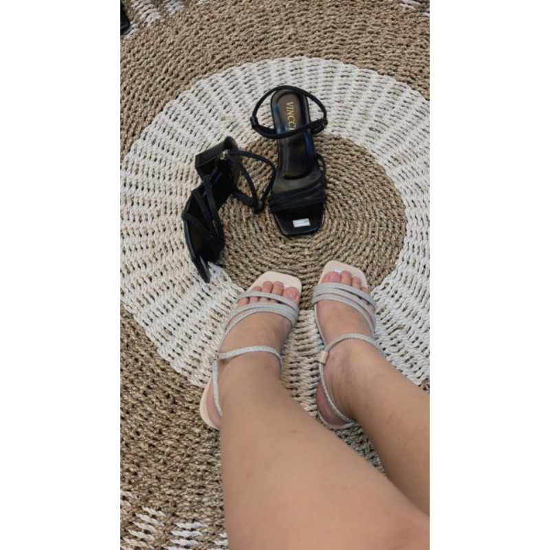 Jual HEELS TALI GLITTER-VNC015 | Shopee Indonesia