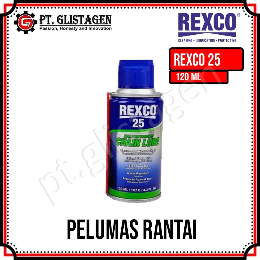 Jual Rexco 25 Pelumas Rantai High Performance Chain Lube - 120 ML ...